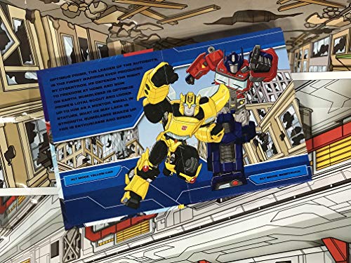 Transformers My Busy Books - Storybook, 10 figurines, playmat