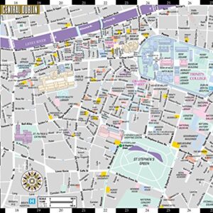 Streetwise Dublin Map - Laminated City Center Street Map of Dublin, Ireland (Michelin Streetwise Maps)