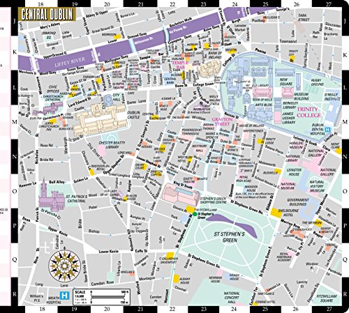 Streetwise Dublin Map - Laminated City Center Street Map of Dublin, Ireland (Michelin Streetwise Maps)