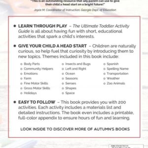 The Ultimate Toddler Activity Guide: Fun & educational activities to do with your toddler (Early Learning)