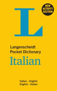 langenscheidt pocket dictionary italian: italian-english/english-italian (langenscheidt pocket dictionaries)