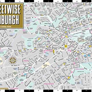 Streetwise Edinburgh Map - Laminated City Center Street Map of Edinburgh, Scotland (Michelin Streetwise Maps)