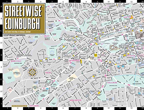 Streetwise Edinburgh Map - Laminated City Center Street Map of Edinburgh, Scotland (Michelin Streetwise Maps)