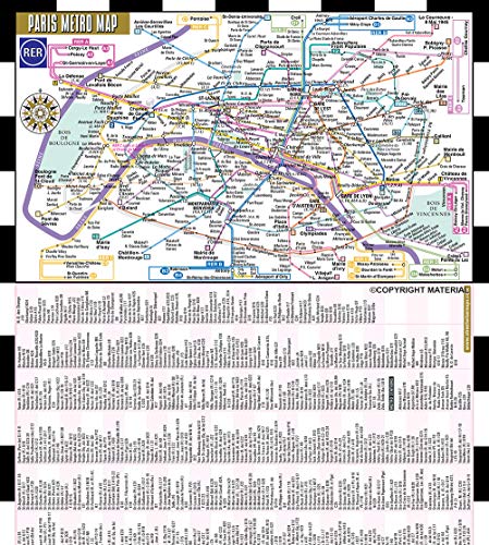 Streetwise Paris Map - Laminated City Center Street Map of Paris, France (Michelin Streetwise Maps)