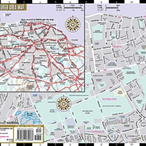 Streetwise Edinburgh Map - Laminated City Center Street Map of Edinburgh, Scotland (Michelin Streetwise Maps)