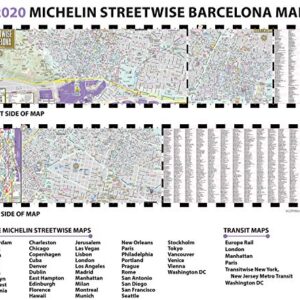 Streetwise Barcelona Map - Laminated City Center Street Map of Barcelona, Spain (Michelin Streetwise Maps)