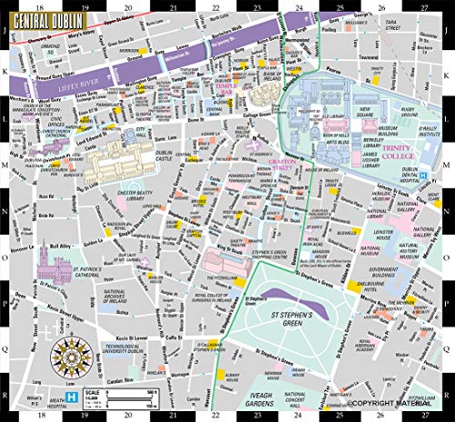 Streetwise Dublin Map - Laminated City Center Street Map of Dublin, Ireland (Michelin Streetwise Maps)