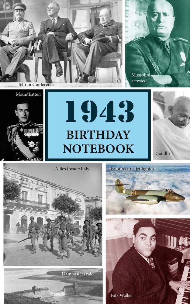 1943 Birthday Notebook: a great alternative to a card