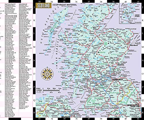 Streetwise Edinburgh Map - Laminated City Center Street Map of Edinburgh, Scotland (Michelin Streetwise Maps)