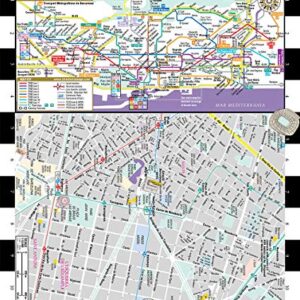 Streetwise Barcelona Map - Laminated City Center Street Map of Barcelona, Spain (Michelin Streetwise Maps)