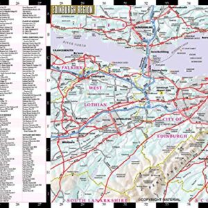 Streetwise Edinburgh Map - Laminated City Center Street Map of Edinburgh, Scotland (Michelin Streetwise Maps)