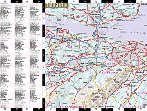 Streetwise Edinburgh Map - Laminated City Center Street Map of Edinburgh, Scotland (Michelin Streetwise Maps)