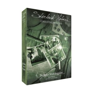 sherlock holmes consulting detective - the baker street irregulars board game - captivating mystery game for kids & adults, ages 14+, 1-8 players, 90 min playtime, made by space cowboys