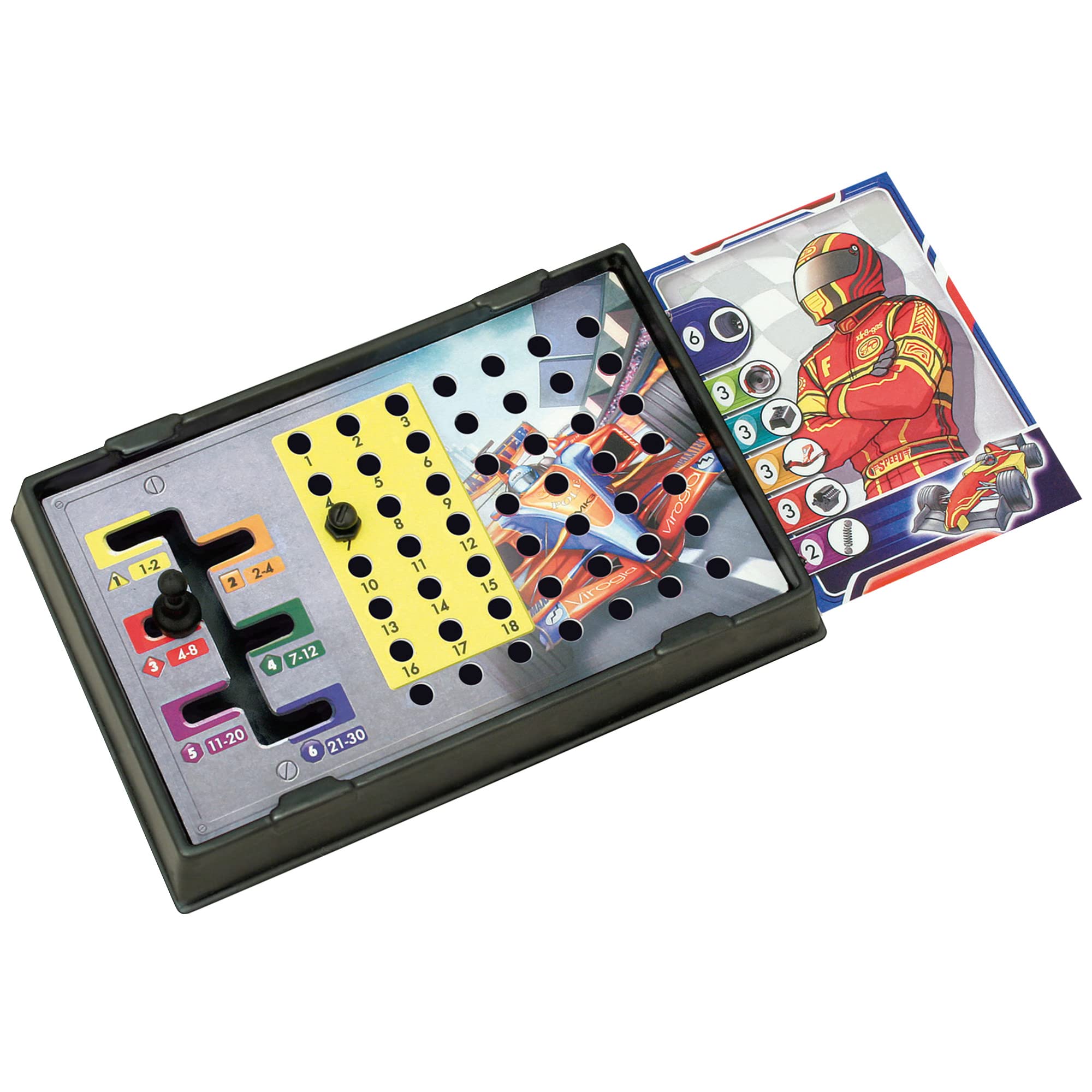 Formula D Board Game - High-Stakes Racing Thrills with Dual-Sided Tracks! Fast-Paced Strategy Game, Fun Family Game for Kids & Adults, Ages 8+, 2-10 Players, 60 Minute Playtime, Made by Zygomatic