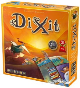 dixit board game - the award-winning game of imagination and creativity! fun family storytelling game for kids & adults, ages 8+, 3-6 players, 30 minute playtime, made by libellud