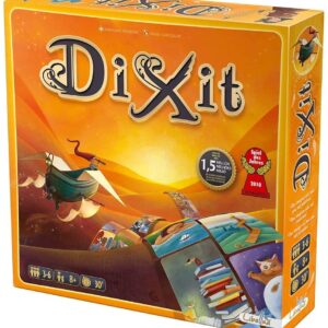 Dixit Board Game - The Award-Winning Game of Imagination and Creativity! Fun Family Storytelling Game for Kids & Adults, Ages 8+, 3-6 Players, 30 Minute Playtime, Made by Libellud