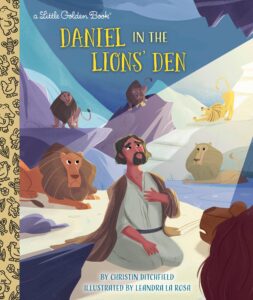 daniel in the lions' den (little golden book)