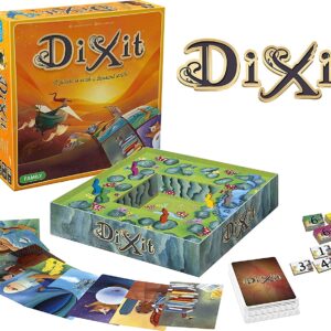 Dixit Board Game - The Award-Winning Game of Imagination and Creativity! Fun Family Storytelling Game for Kids & Adults, Ages 8+, 3-6 Players, 30 Minute Playtime, Made by Libellud