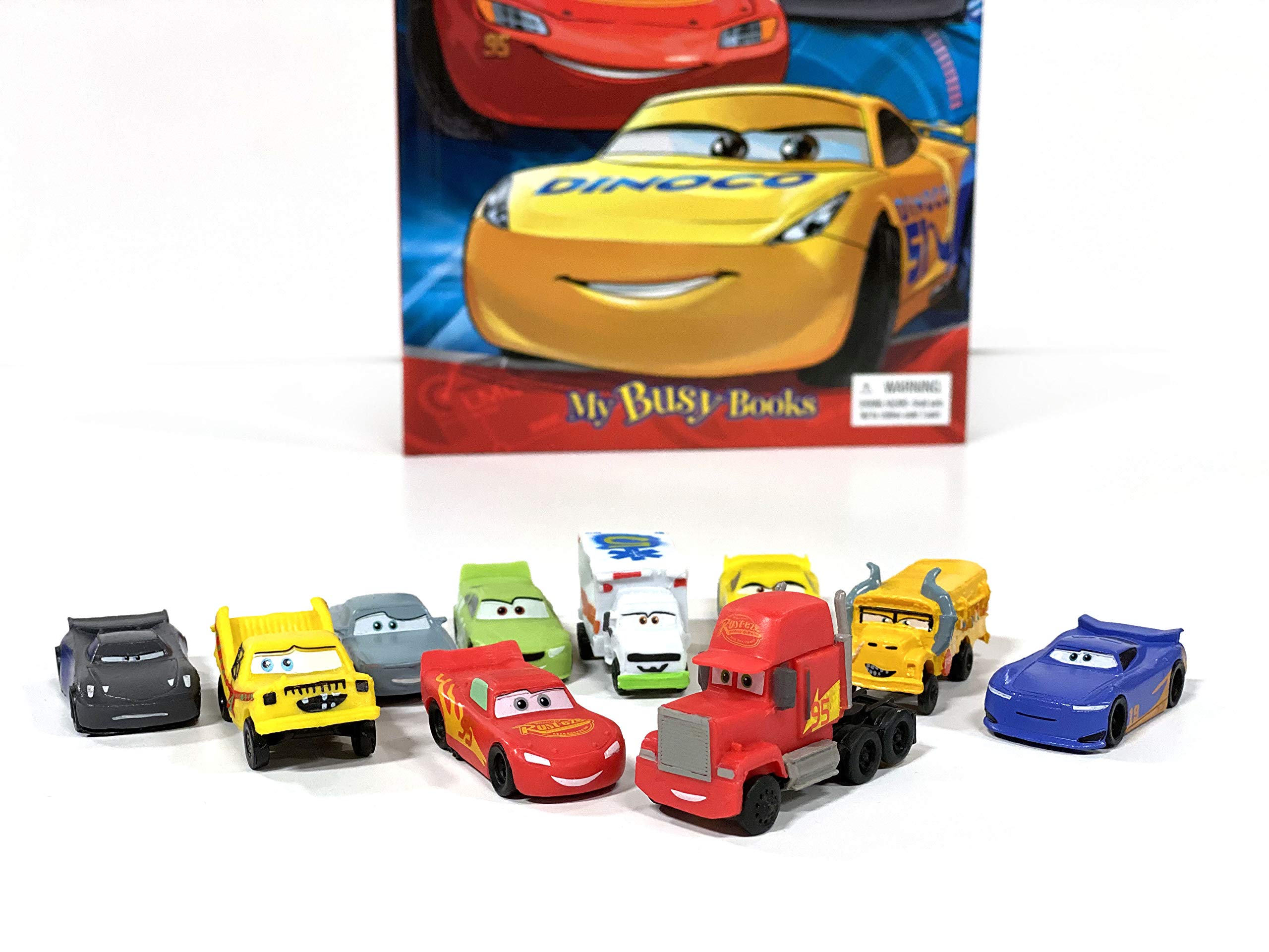 Disney / Pixar Cars 3 My Busy Books - Storybook, 10 figurines, playmat