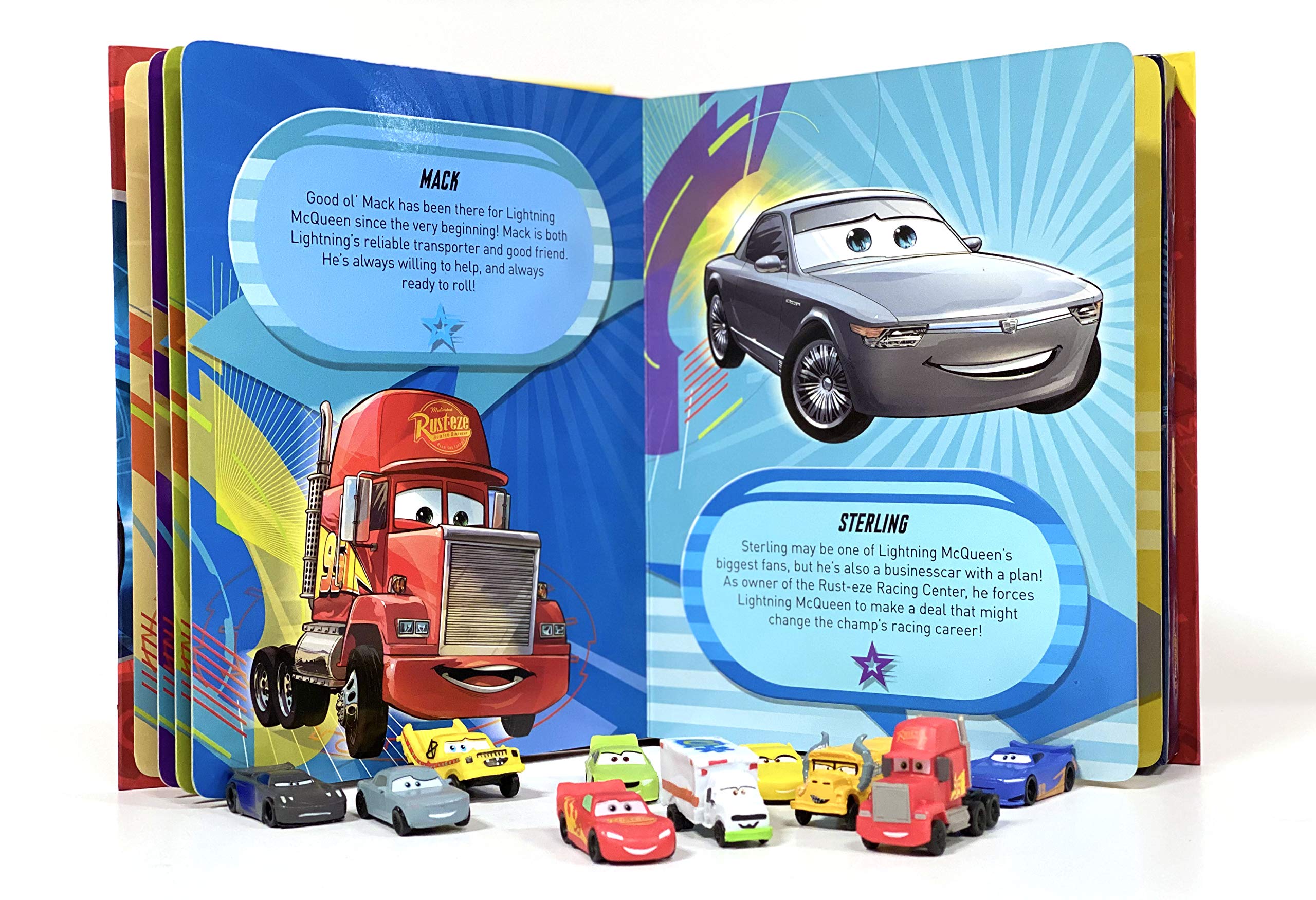 Disney / Pixar Cars 3 My Busy Books - Storybook, 10 figurines, playmat