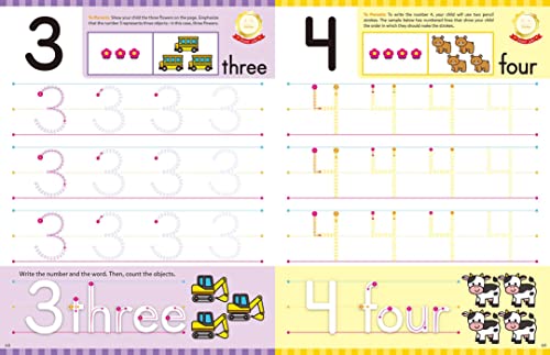 Play Smart Handwriting Workbook Ages 3-5: Handwriting Practice: Preschool Activity Book With Stickers