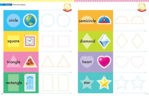 Play Smart Handwriting Workbook Ages 3-5: Handwriting Practice: Preschool Activity Book With Stickers