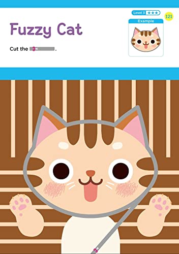 Play Smart My First Cutting Book 2+: Preschool Activity Workbook With 70+ Stickers for Children With Small Hands Ages 2, 3, 4: Basic Scissor Skills (Mom’s Choice Award Winner)