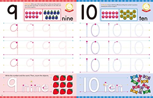 Play Smart Handwriting Workbook Ages 3-5: Handwriting Practice: Preschool Activity Book With Stickers