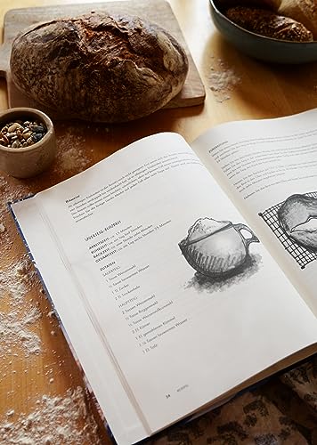 Backen mit Sauerteig: Mit traditionellem Sauerteigbrot, Brötchen und mehr für einen gesunden Körper und Darm