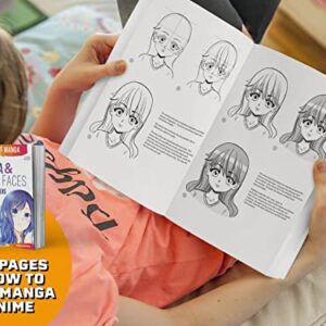 School of Manga: How To Draw Manga and Anime Faces for Beginners | Learn To Create Your Own Characters Step by Step With Easy-to-Follow Instructions and Proven Techniques