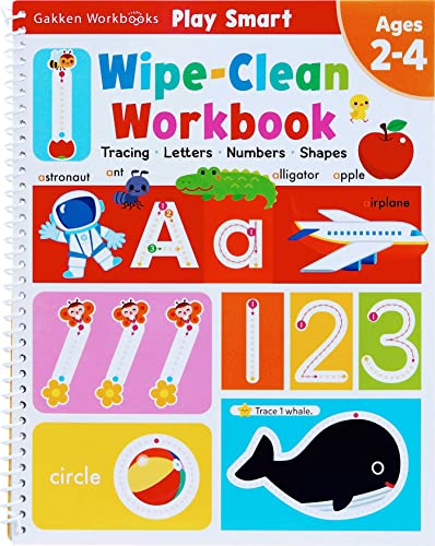 Play Smart Wipe-Clean Workbook, Ages 2-4