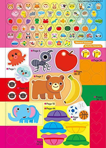 Play Smart Early Learning: Pre-k Activity Workbook : Learn Essential First Skills: Tracing, Coloring, Shapes, Cutting, Drawing, Picture Puzzles, Numbers, Letters; Go-green Activity-board