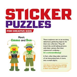 Sticker Puzzles for Creative Kids: Adventures in Wonderland; 10 Puzzles That Empower Kids to be Curious STEAM Learners!