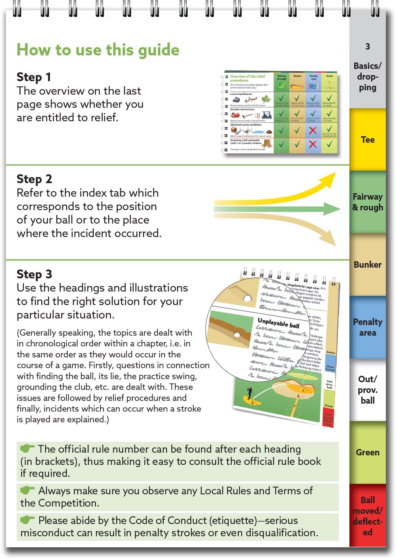 Golf Rules Quick Reference 2019: The Practical Guide for Use on the Course - For Stroke Play & Match Play