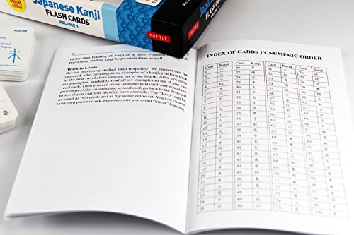 Japanese Kanji Flash Cards Kit Volume 1: Kanji 1-200: JLPT Beginning Level: Learn 200 Japanese Characters Including Native Speaker Audio, Sample Sentences & Compound Words