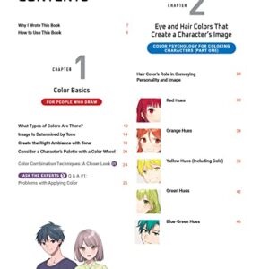 Anime & Manga Digital Coloring Guide: Choose the Colors That Bring Your Drawings to Life! (With Over 1000 Color Combinations)