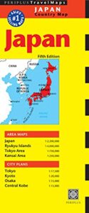 japan travel map fifth edition (periplus travelmaps)