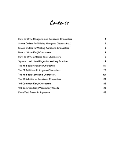 Japanese Language Writing Practice Book: Learn to Write Hiragana, Katakana and Kanji - Character Handwriting Sheets with Square Grids (Ideal for JLPT and AP Exam Prep)