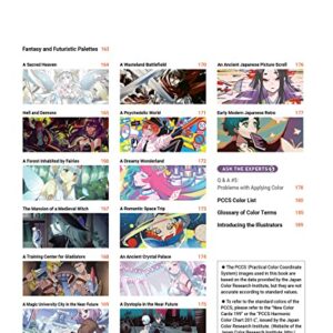 Anime & Manga Digital Coloring Guide: Choose the Colors That Bring Your Drawings to Life! (With Over 1000 Color Combinations)