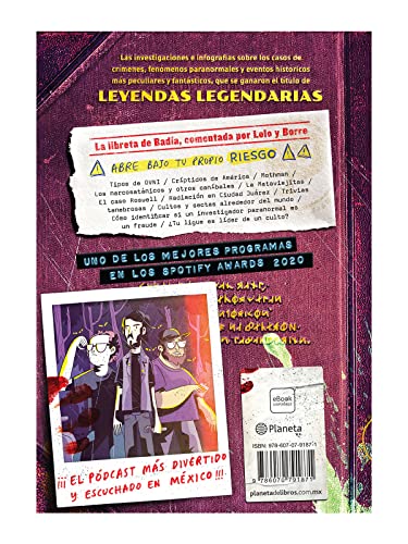 Leyendas legendarias / Legendary Legends: Los archivos secretos de los casos más INEXPLICABLES (Spanish Edition)