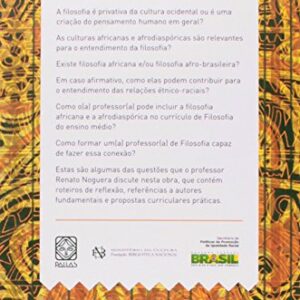 Ensino de Filosofia e a Lei 10.639 (Em Portuguese do Brasil)