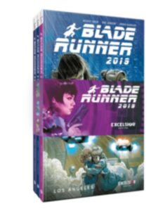 super kit blade runner 2019: coleção completa em capa dura com as 3 hqs…