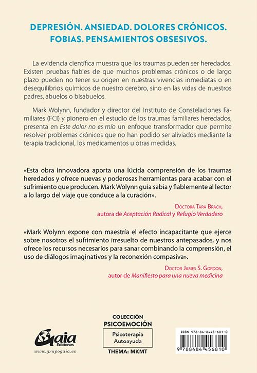 Este dolor no es mío: Identifica y resuelve los traumas familiares heredados (Spanish Edition)