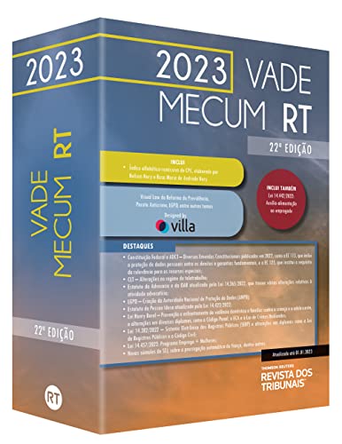 Vade Mecum RT 2023 22º edição Capa dura – 9 janeiro 2023