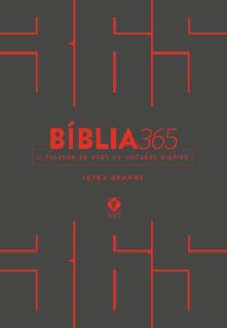 biblia 365 - letra grande - cinza - nova versao transformadora nvt (em portugues do brasil)