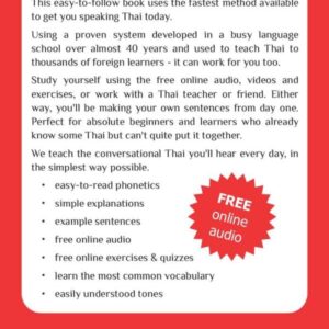 Speak Thai Today: A Complete Thai Language Course. From Beginner to Conversational Speaker the Easy Way!