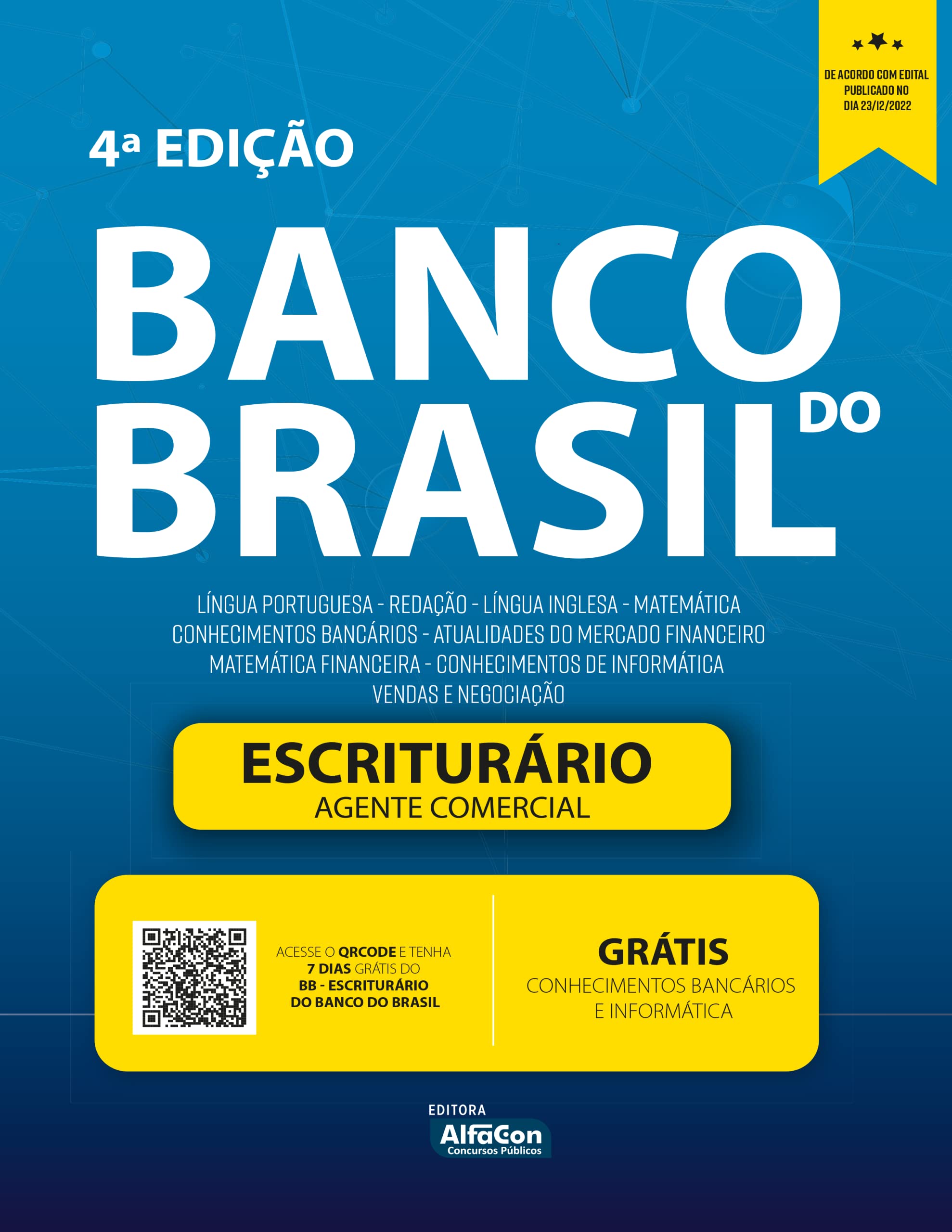 Escriturário/Agente Comercial - Banco do Brasil - BB: Edital 2022 Capa comum – 28 dezembro 2022