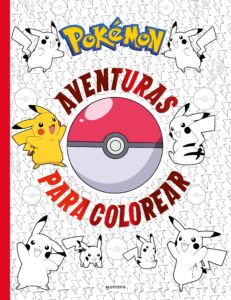 pokémon. actividades - aventuras para colorear