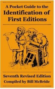 a pocket guide to the identification of first editions