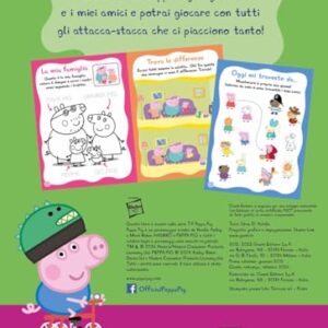 Gli attacca-stacca di Peppa Pig. Con adesivi. Ediz. a colori